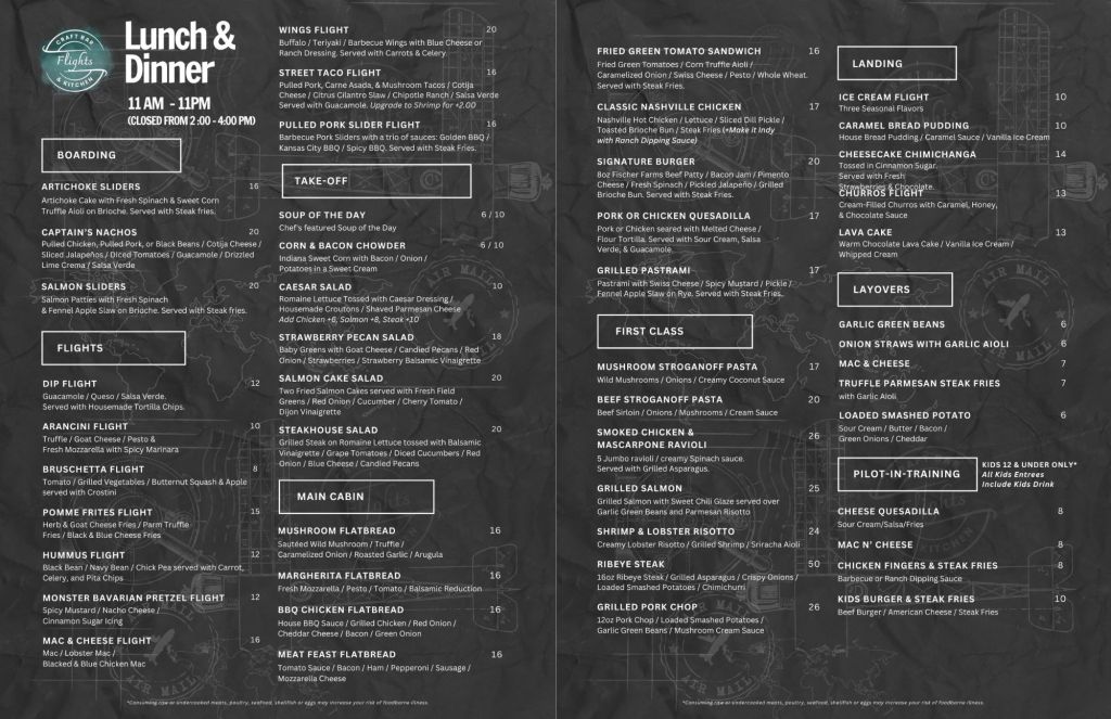 Lunch/Dinner – Flights Craft Bar and Kitchen