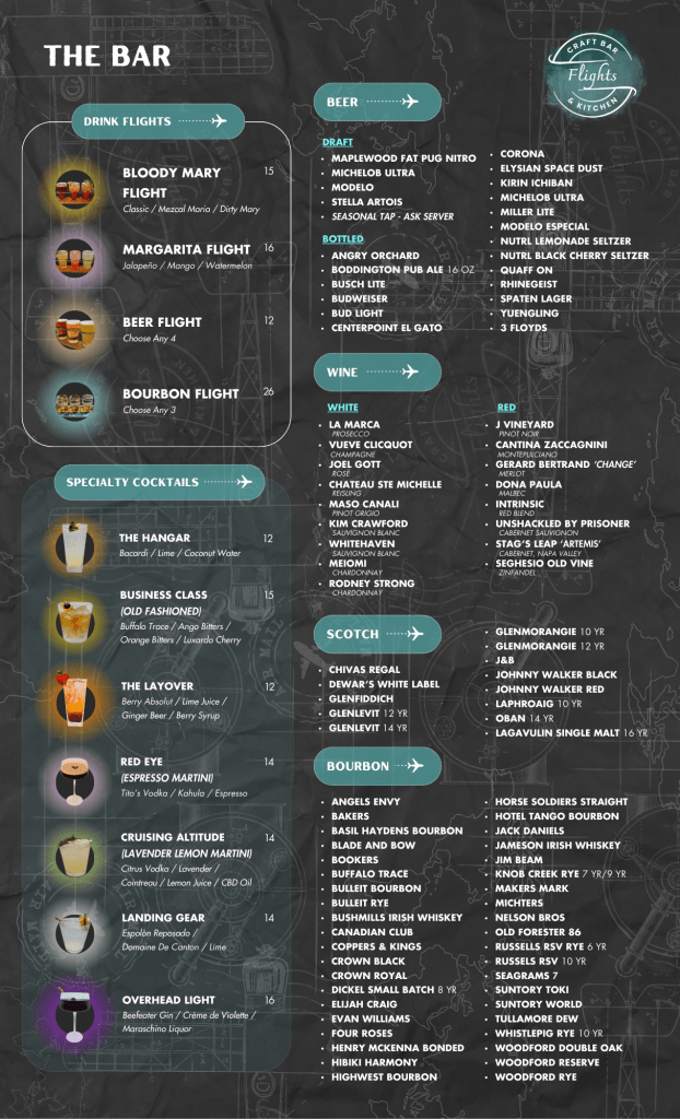 Drinks – Flights Craft Bar and Kitchen